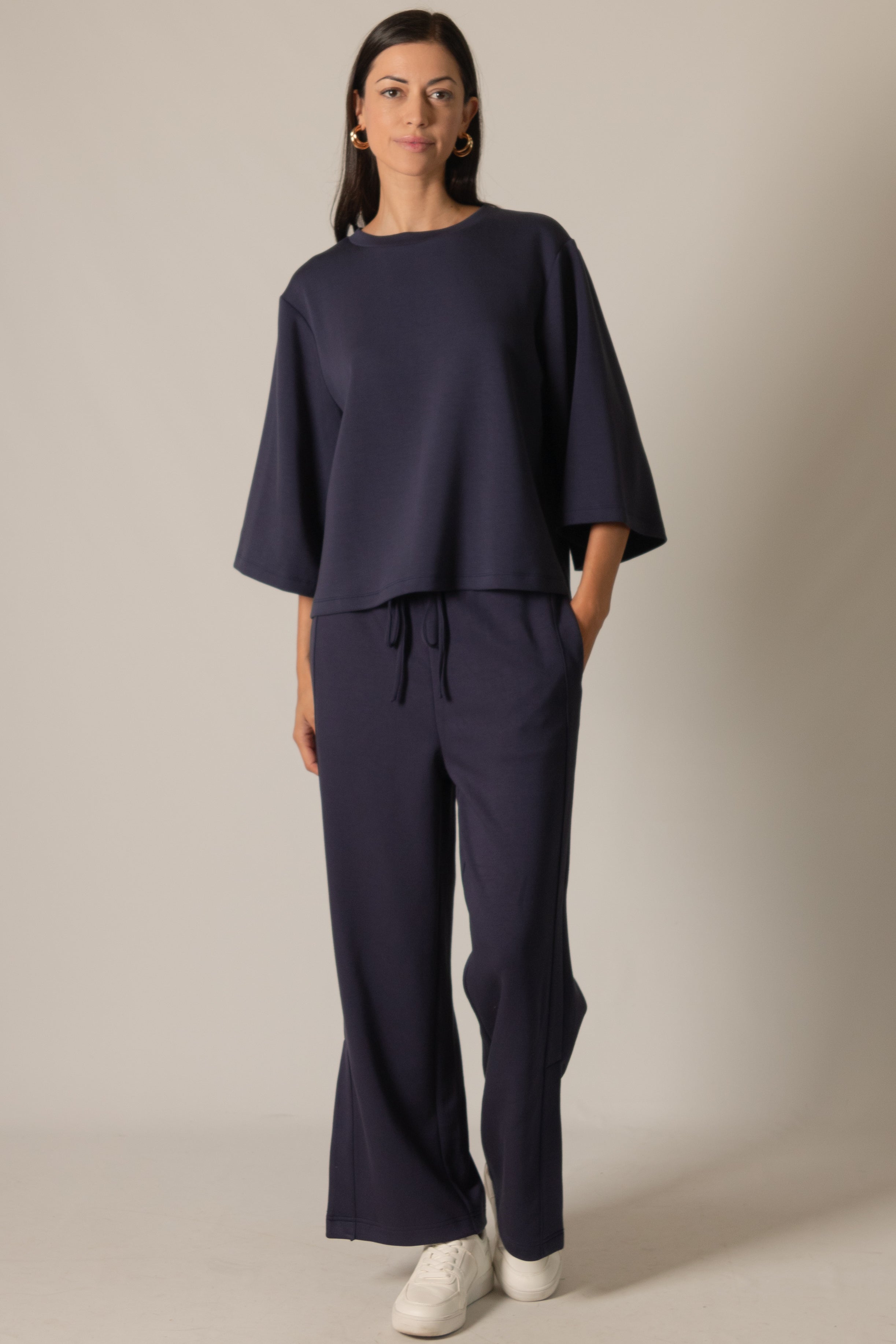 Details: -Butter Modal fabrication -Side binding detail -Wide leg ...