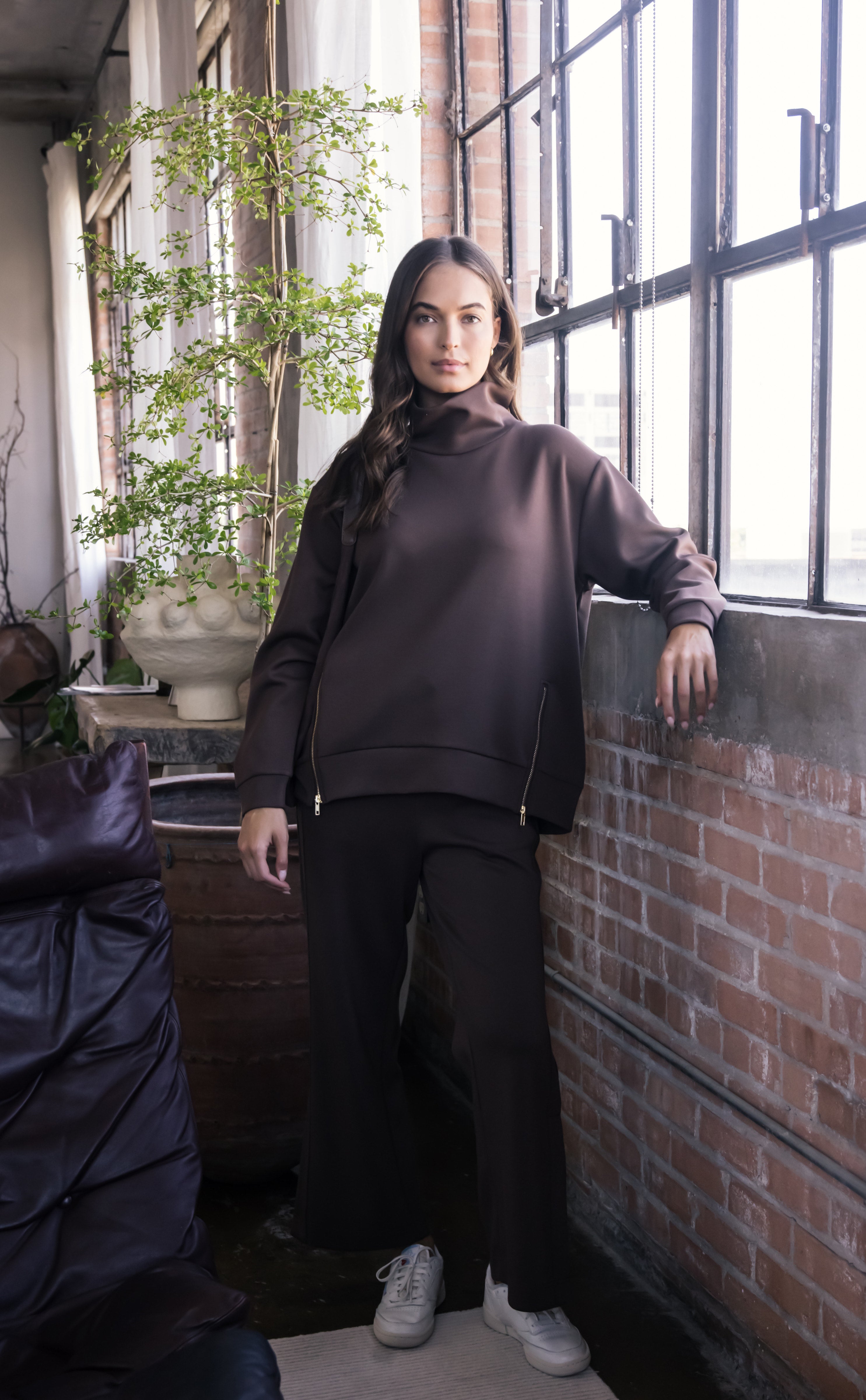 Details: -Butter Modal fabrication -Side binding detail -Wide leg ...