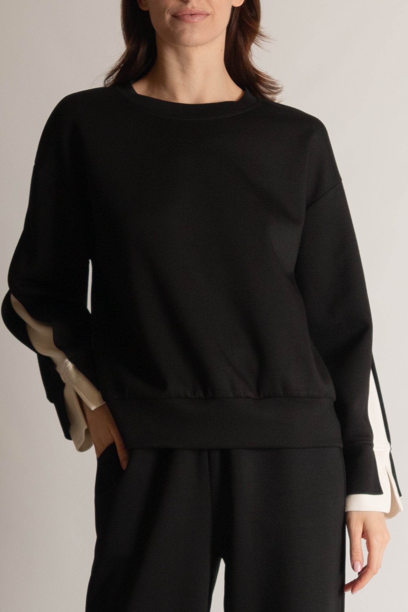 Details: - Butter Modal™ fabrication - Color layered sleeves - Long ...